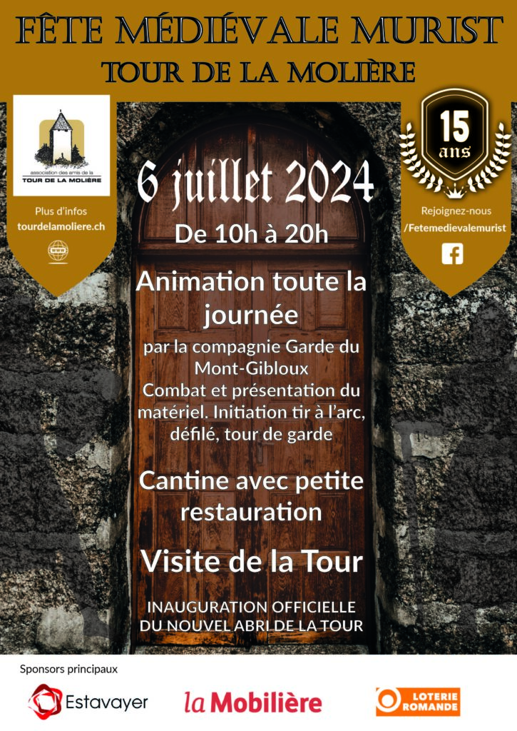 Tour de la Moliere | Tour médiévale de Murist (Fribourg), en Suisse